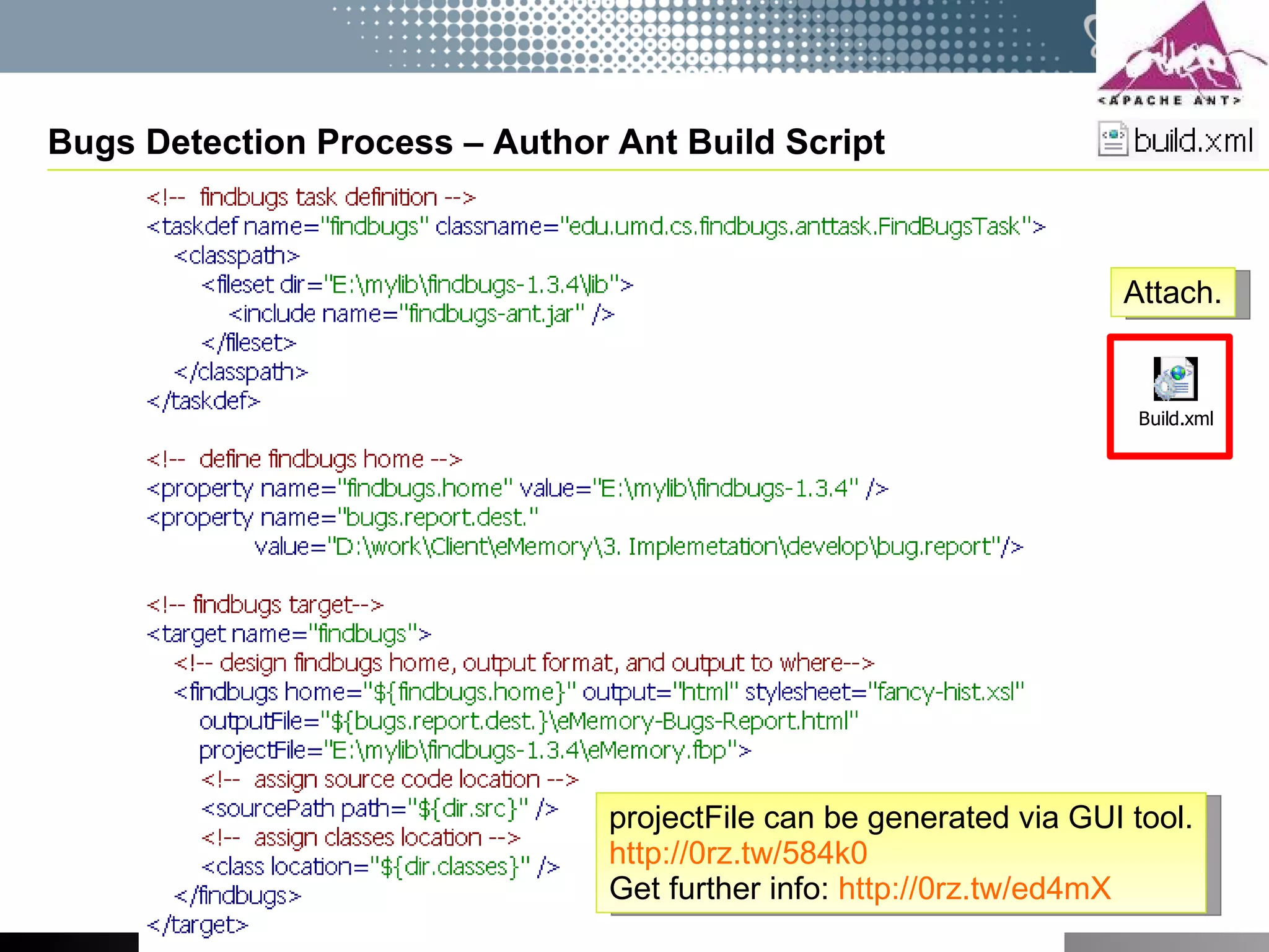 Preemptive Error Detection with FindBugs | PPT