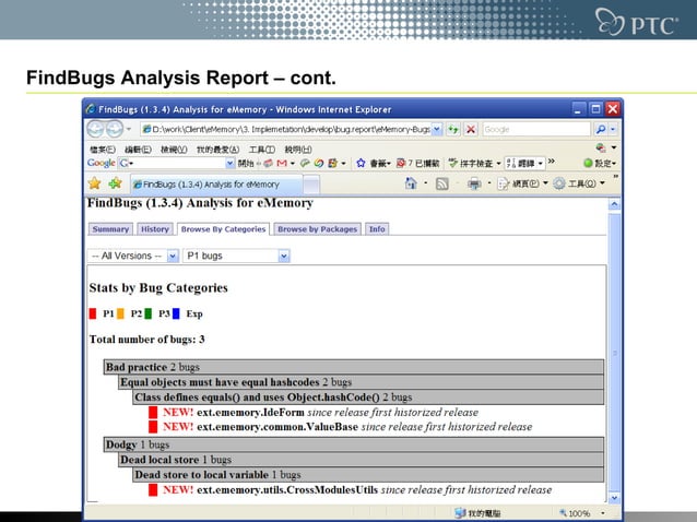 Preemptive Error Detection with FindBugs | PPT