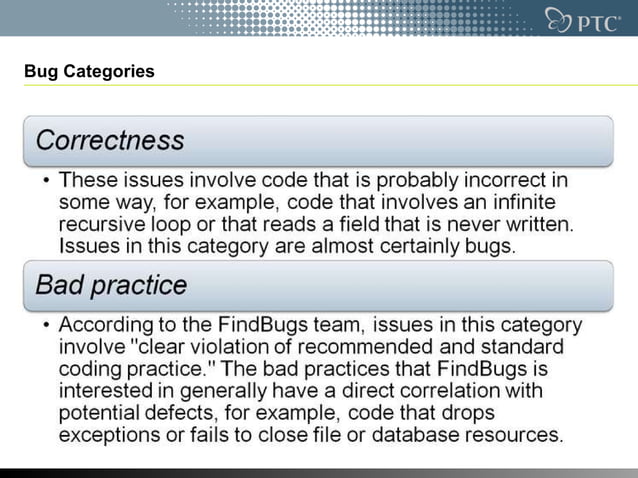 Preemptive Error Detection With Findbugs Ppt