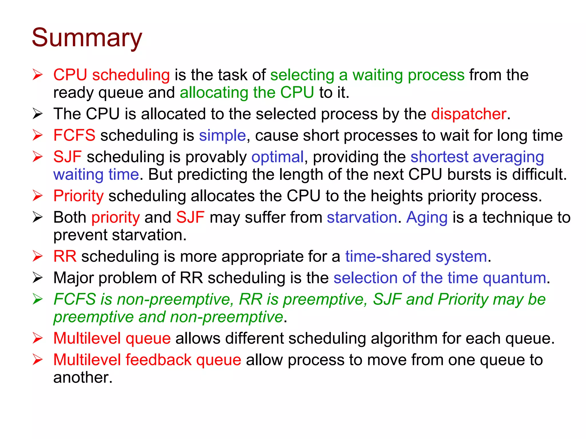 Preemptive process example.pptx | Operating Systems | Computer Software and Applications