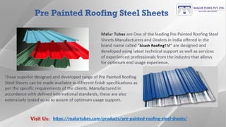 Pre engineered roofing sheets | PPT