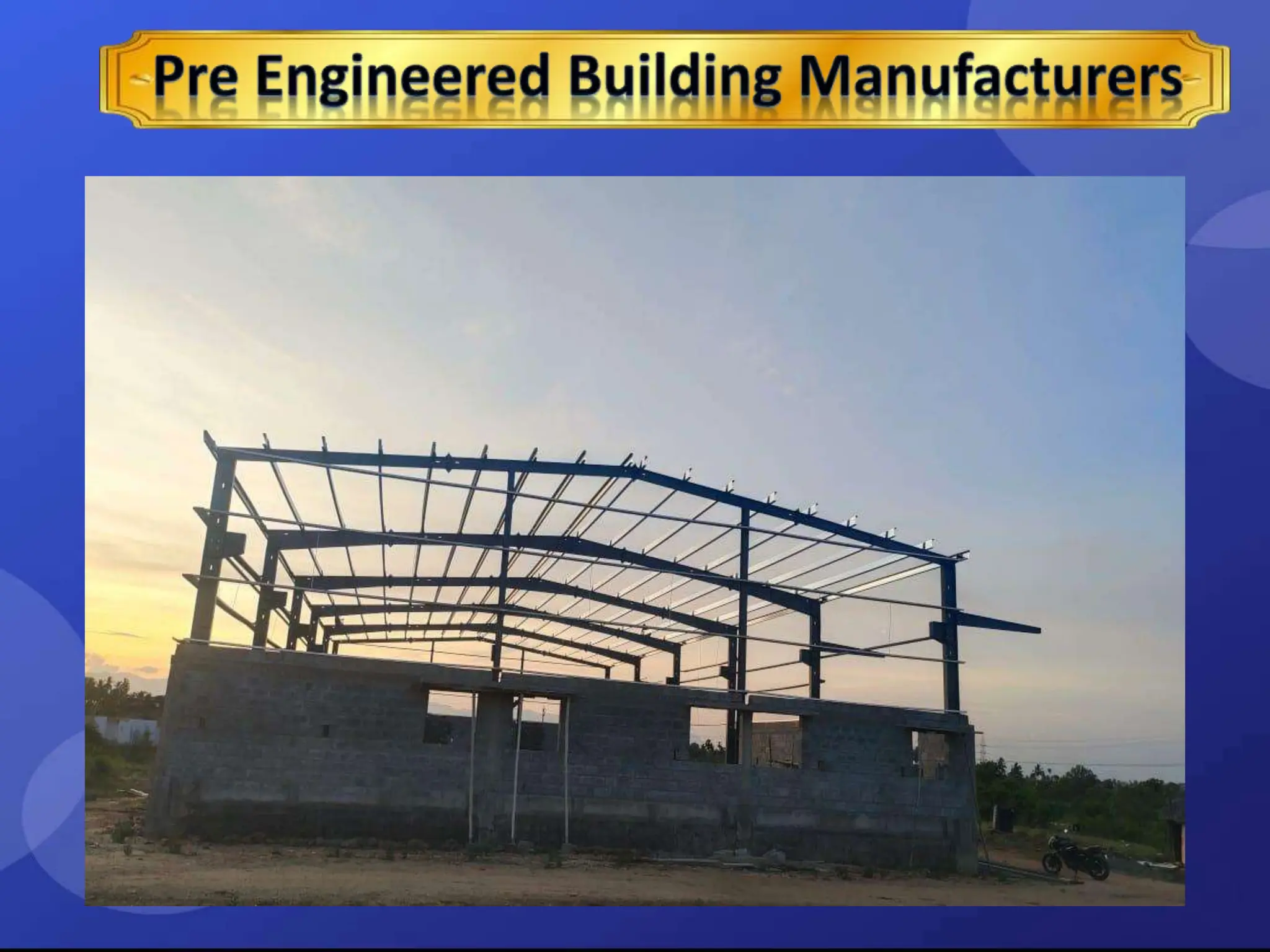 Preengineered Building Manufacturers Karur | PPTX