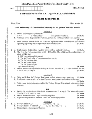 Pre engineering model question papers | PDF