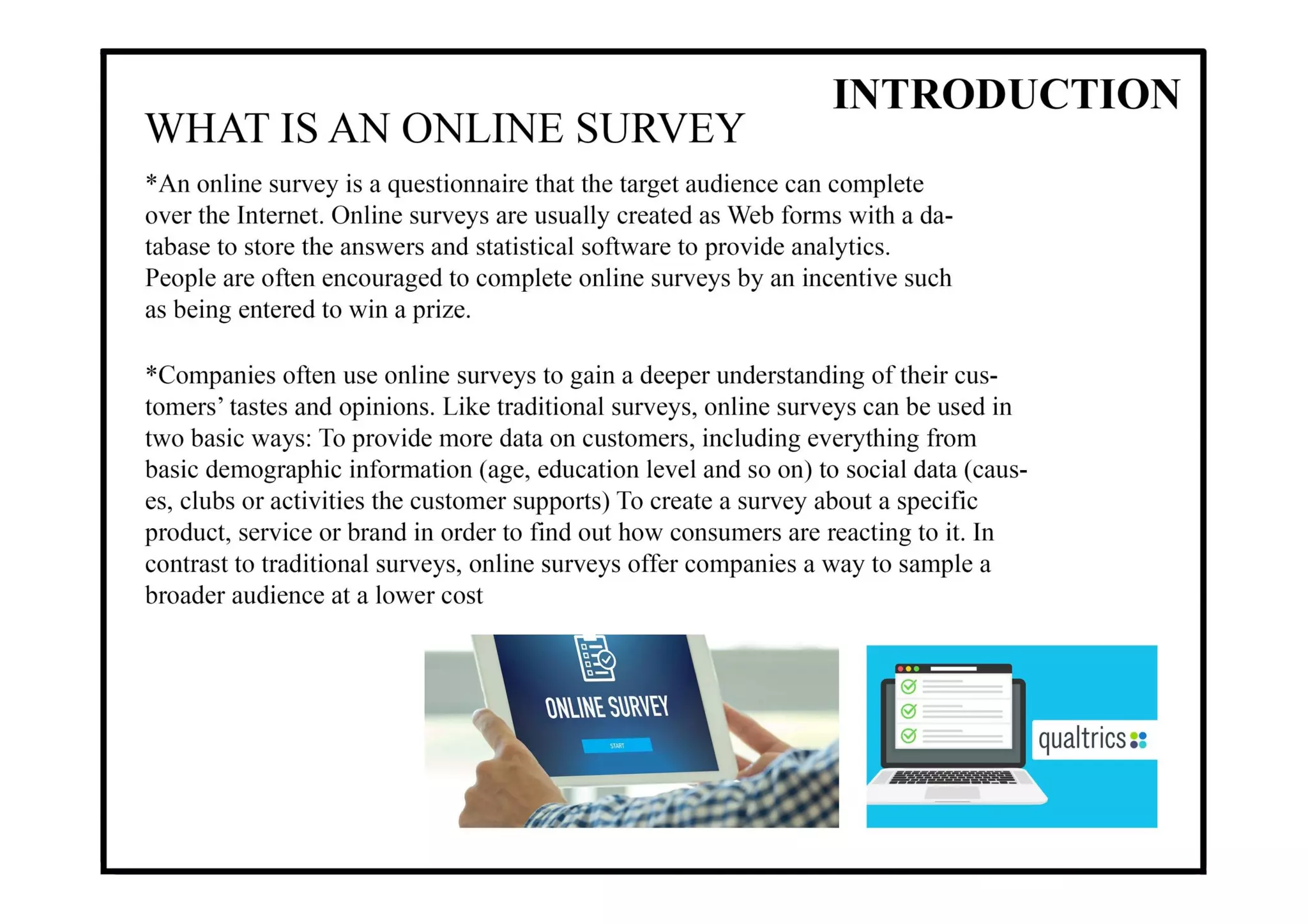 Advantages and disadvantages of online survey | PDF