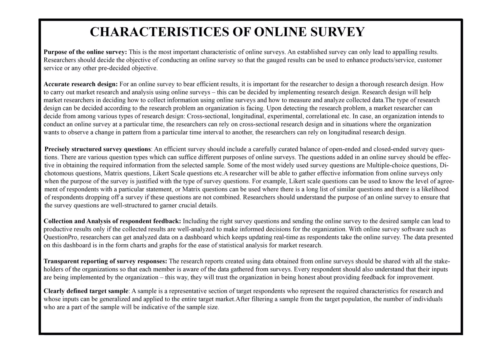 Advantages and disadvantages of online survey | PDF