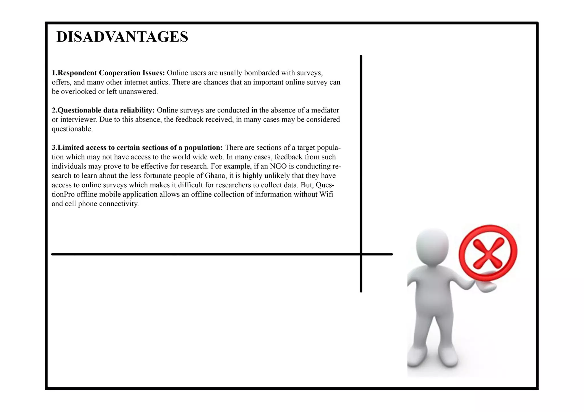Advantages and disadvantages of online survey | PDF