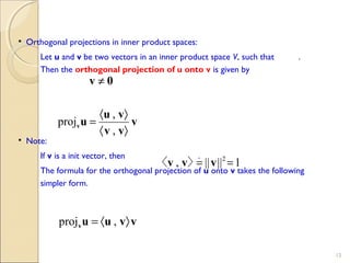 Vcla - Inner Products | PPT
