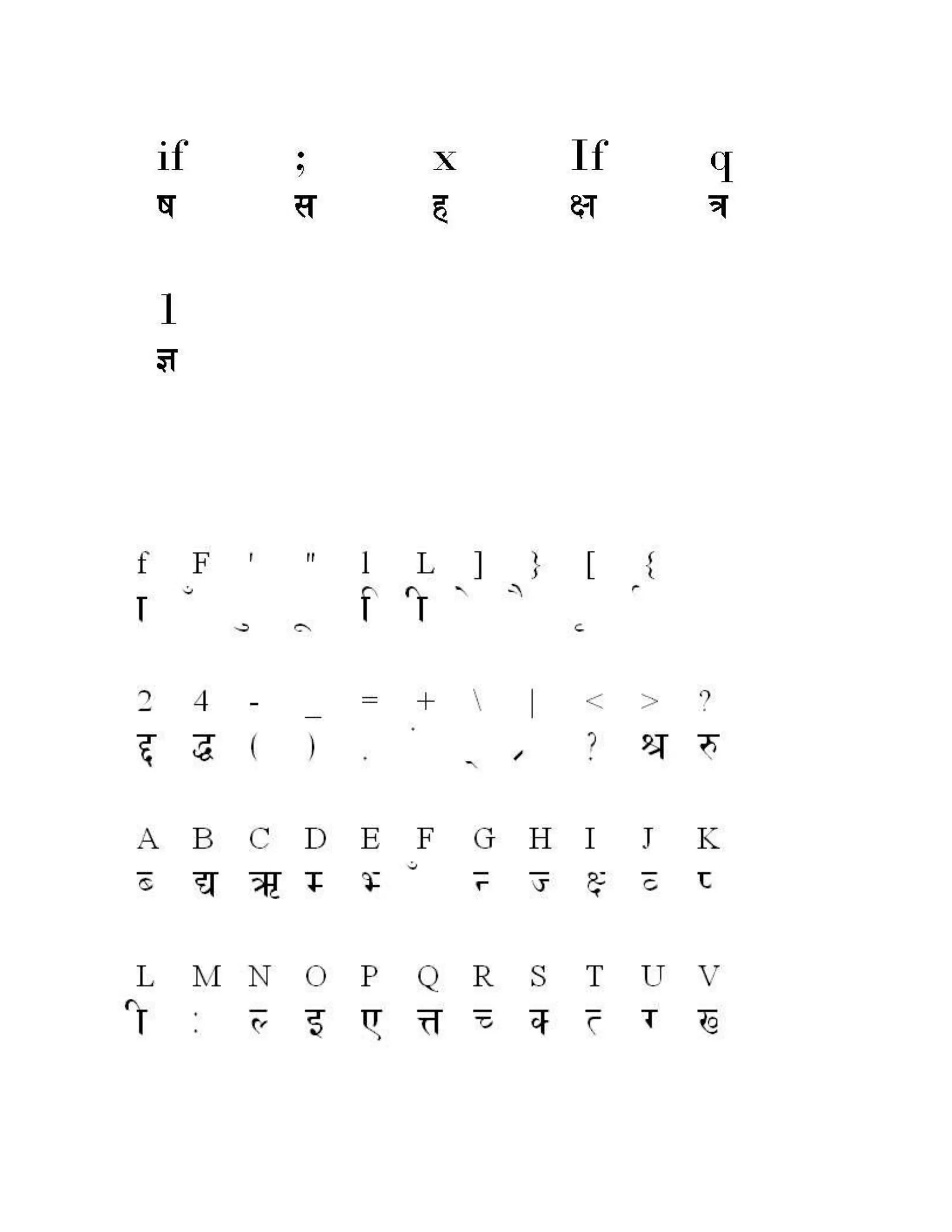 preeti font character map.docx