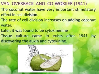 History Of Plant Tissue Culture | PPTX