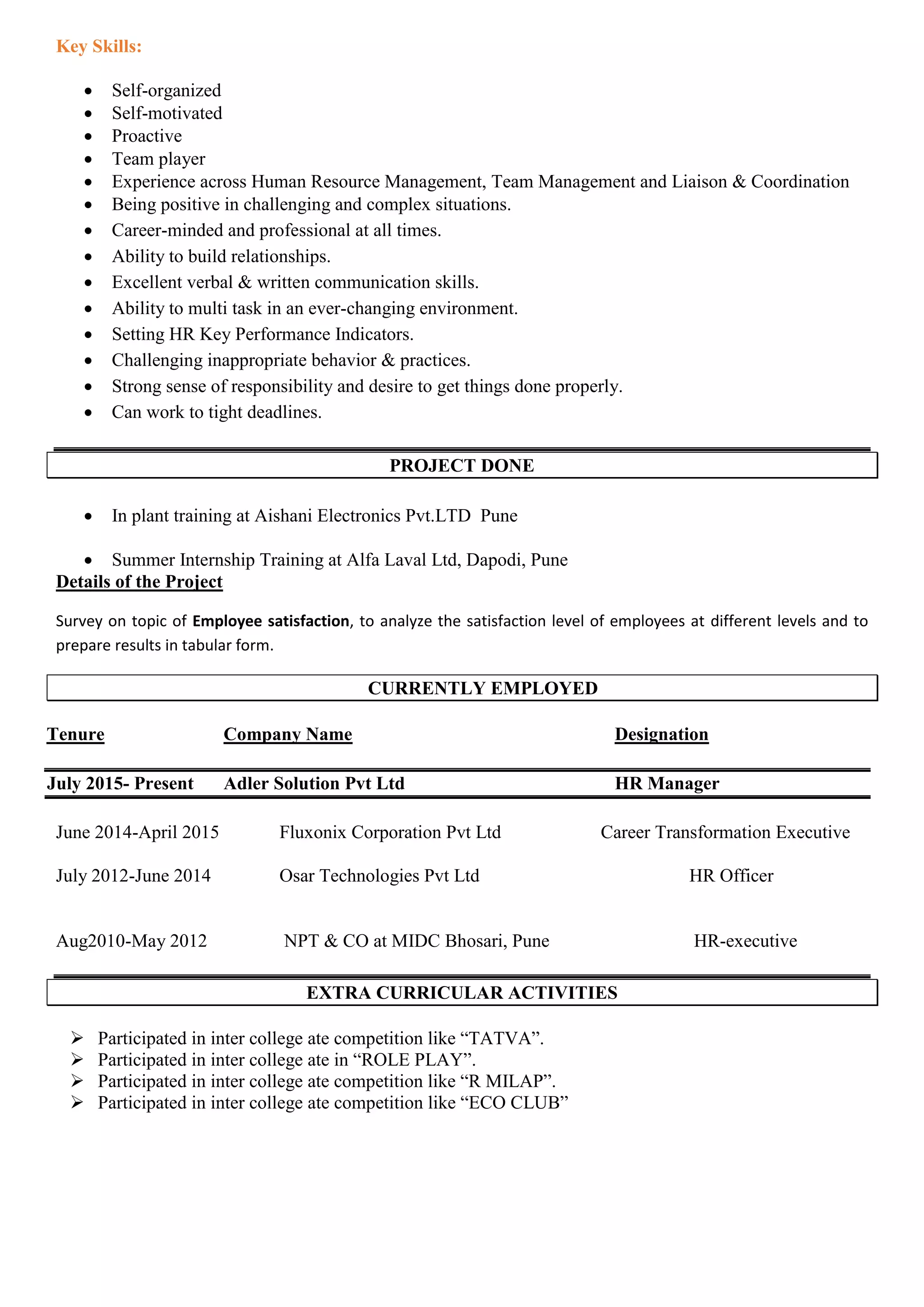 Preeti resume new | PDF