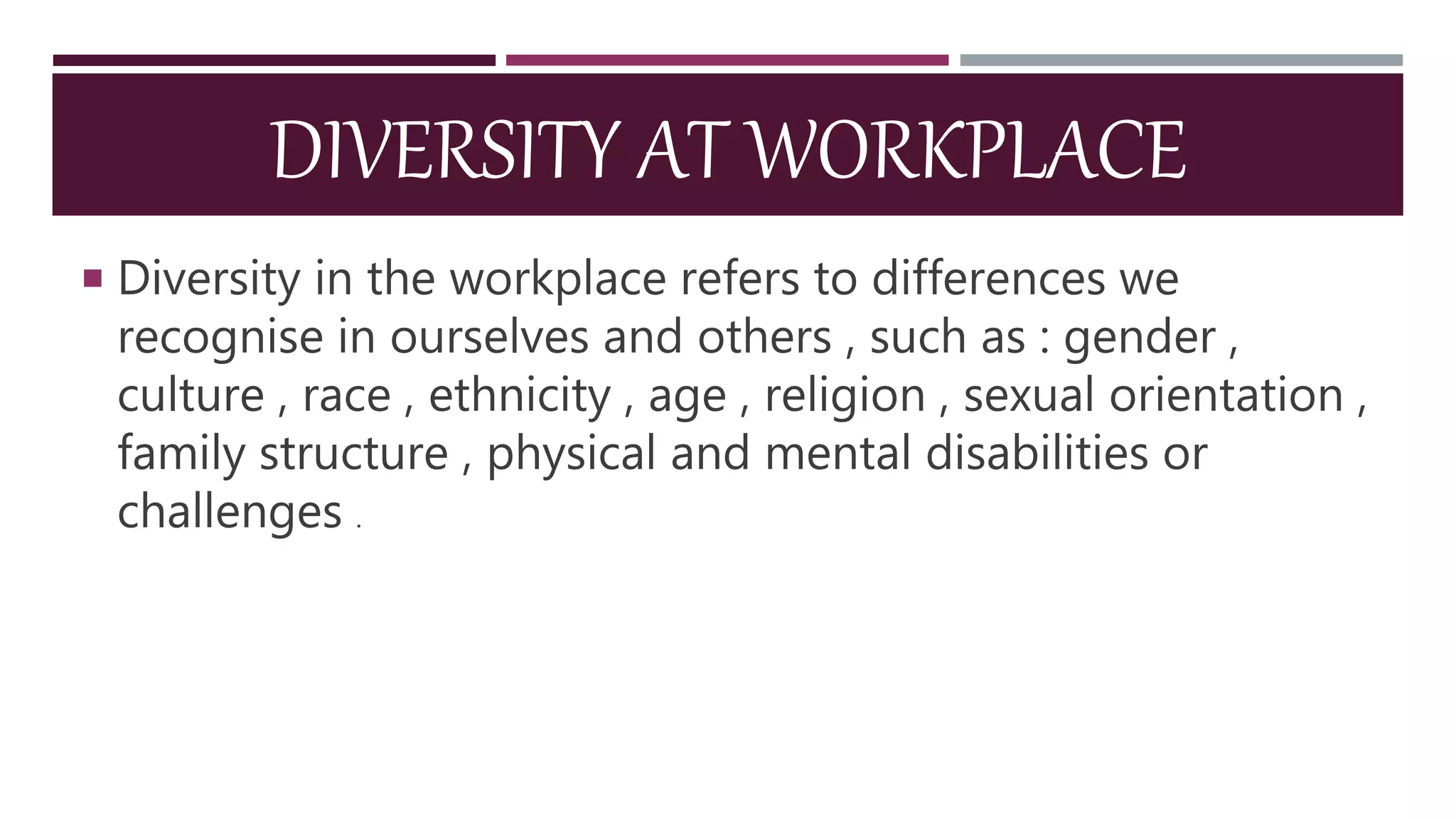 Workforce Diversity | PPTX
