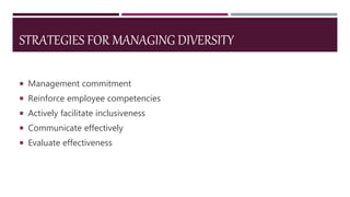 Workforce Diversity | PPTX