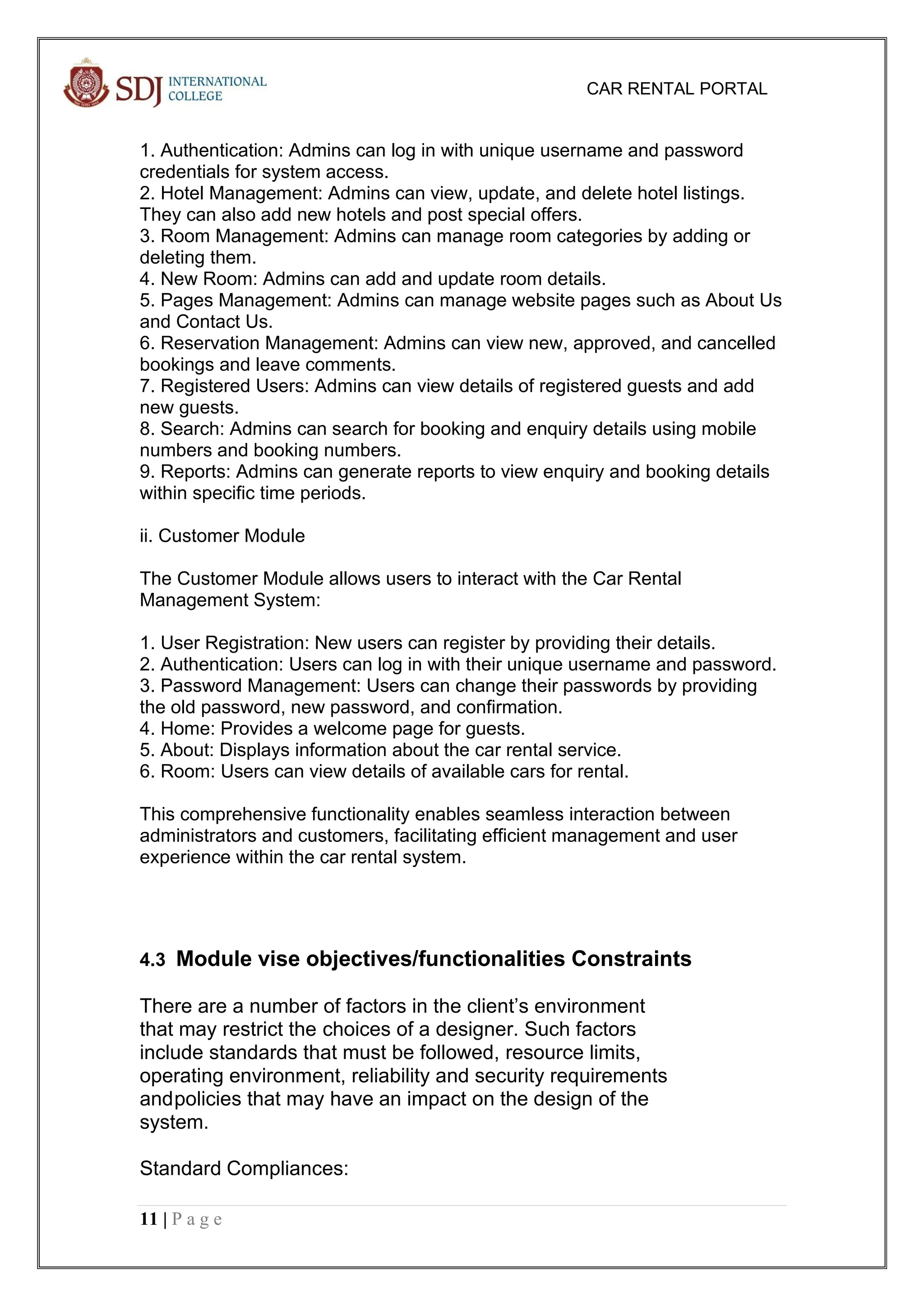 bca project for application and final project | PDF