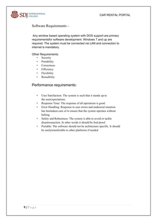 bca project for application and final project | PDF