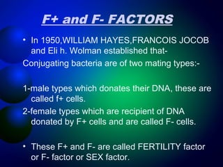 DNA recombination in prokaryotes | PPT