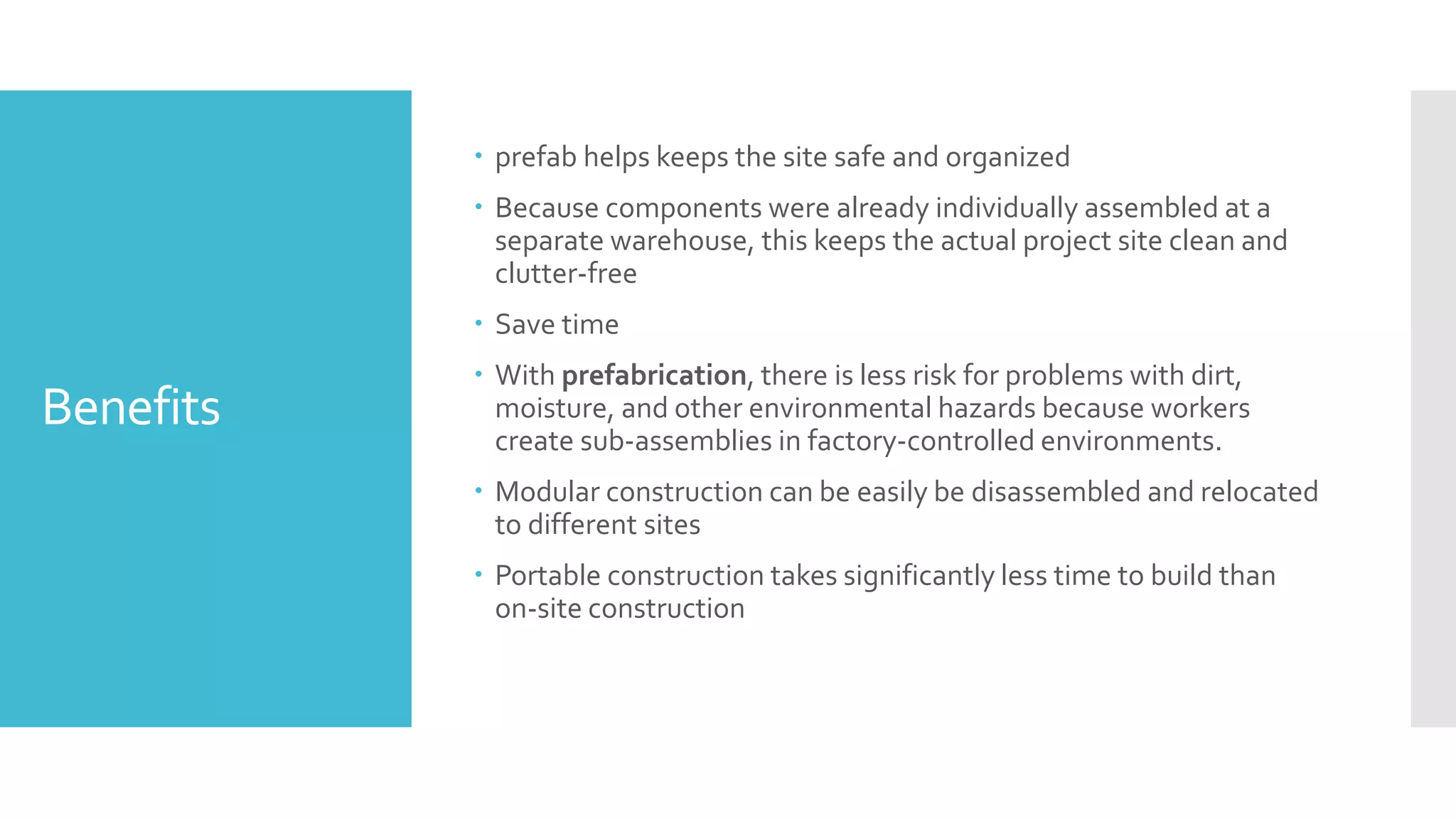 Prefab architecture:a solution to climate change. | PPT