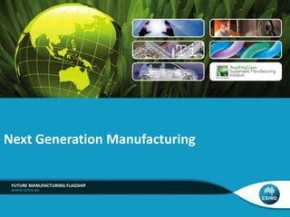 Next Generation Manufacturing | PPT