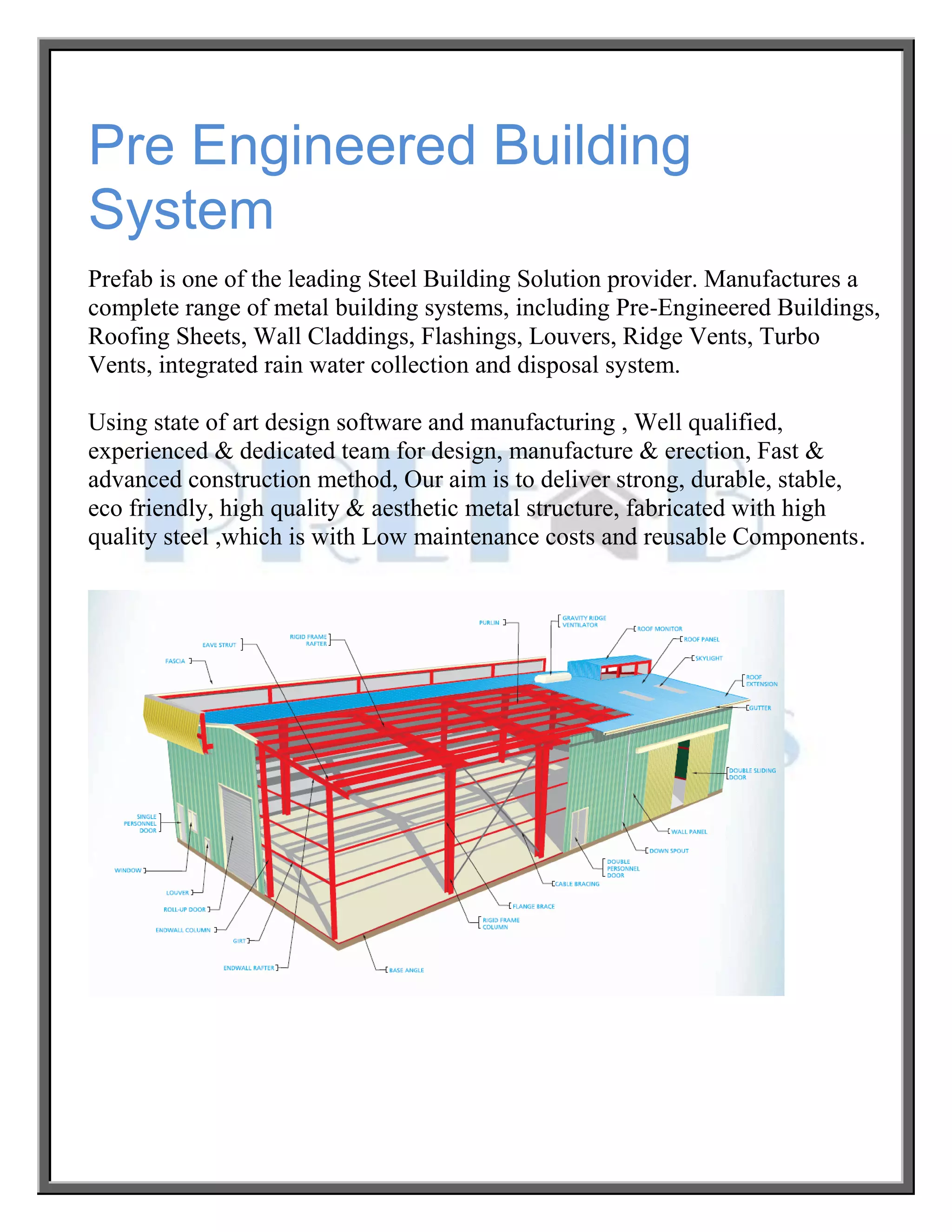 Prefab company profile nw | PDF