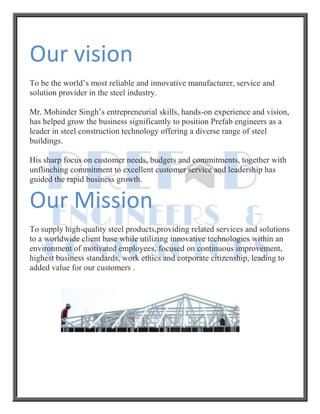 Prefab company profile nw | PDF