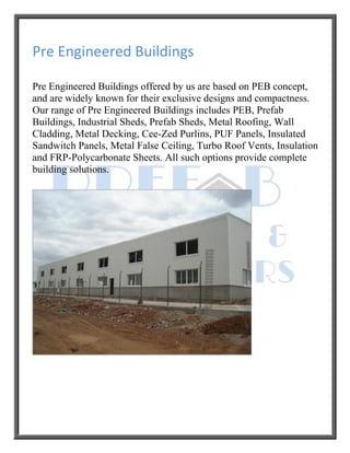Prefab company profile nw | PDF