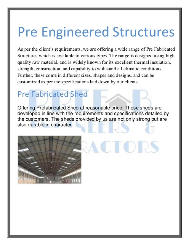 Prefab company profile nw