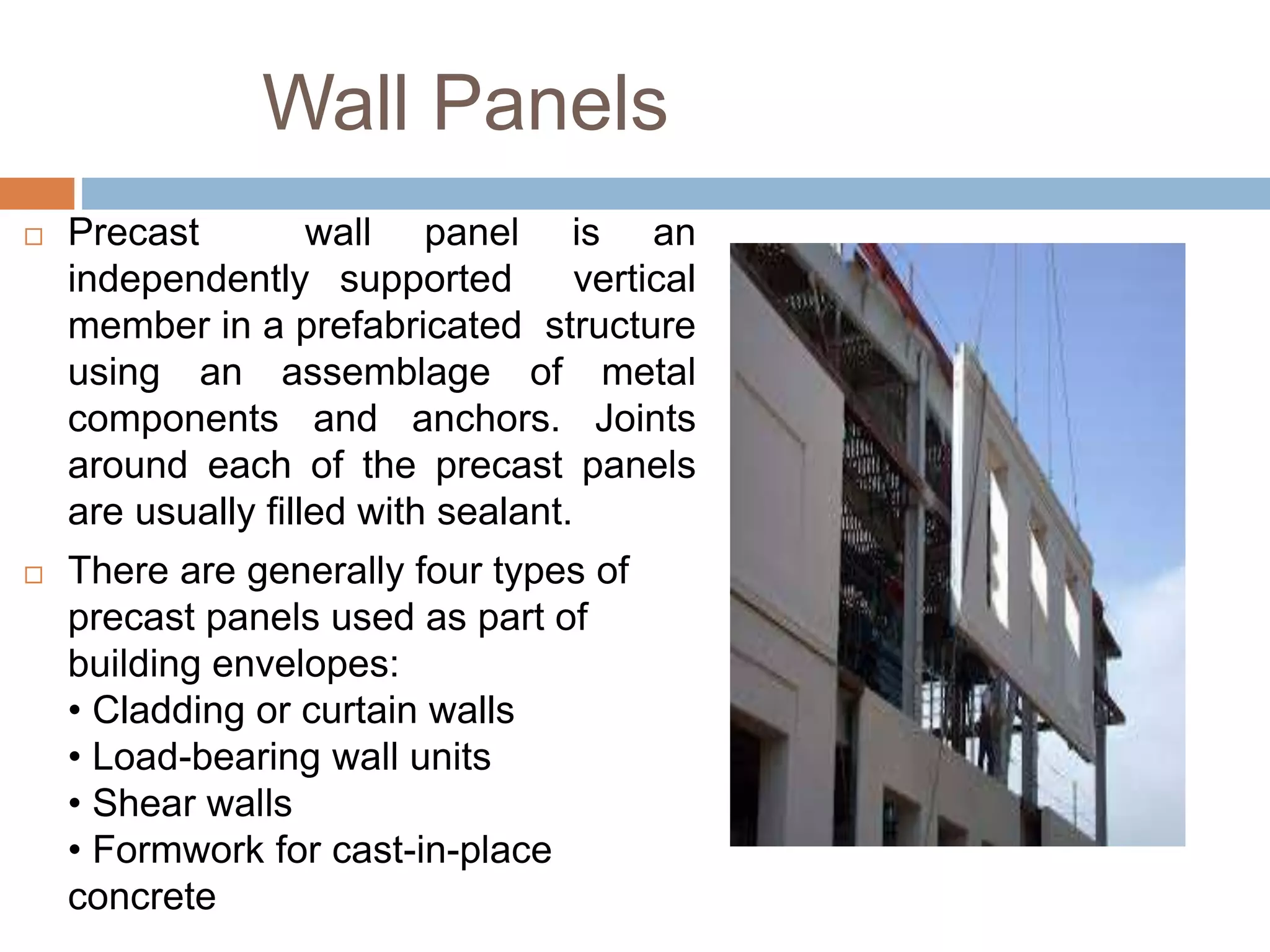 Prefabricated components | PPTX