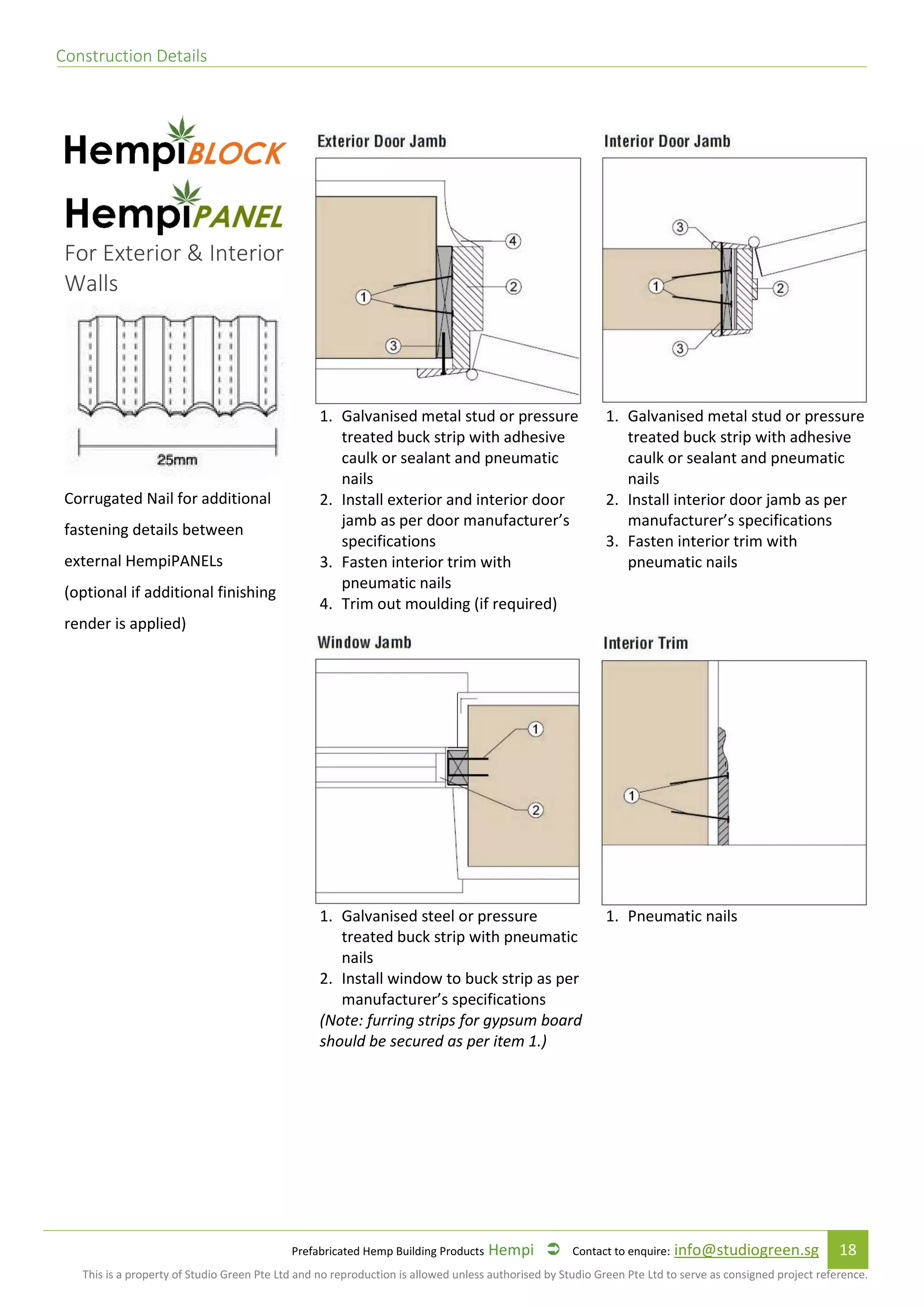 Prefabricated hempcrete specification and installation manual 2015 by ...