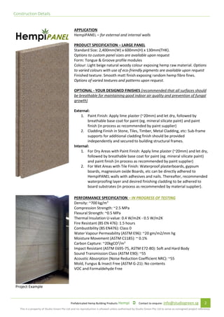 Prefabricated hempcrete specification and installation manual 2015 by ...
