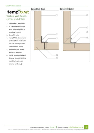 Prefabricated hempcrete specification and installation manual 2015 by ...