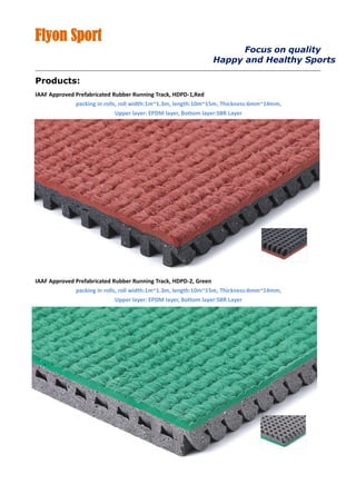 Prefabricated running track (new) | PDF