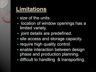 Prefabricated structures | PPTX