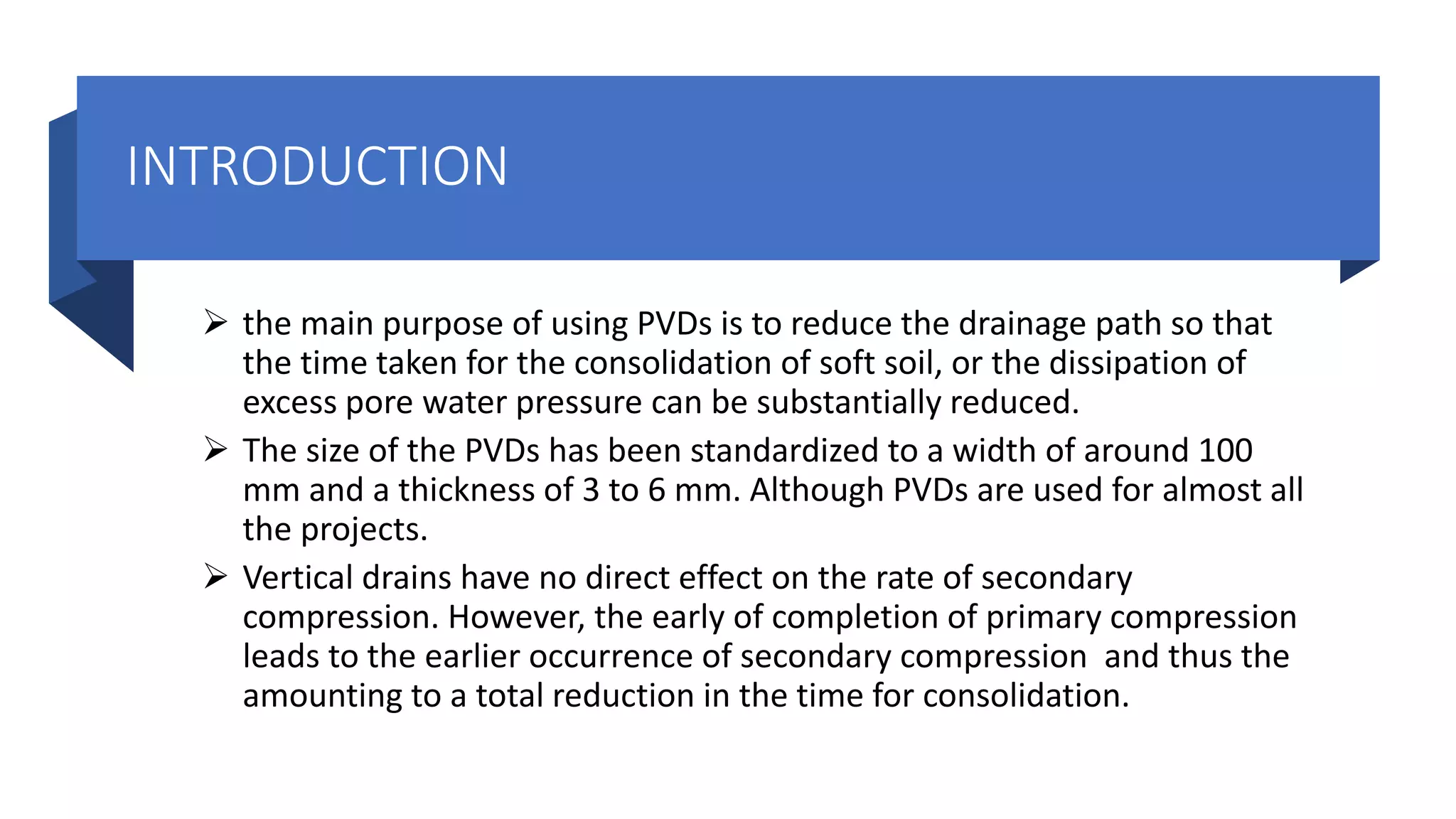 Prefabricated vertical drains | PPTX
