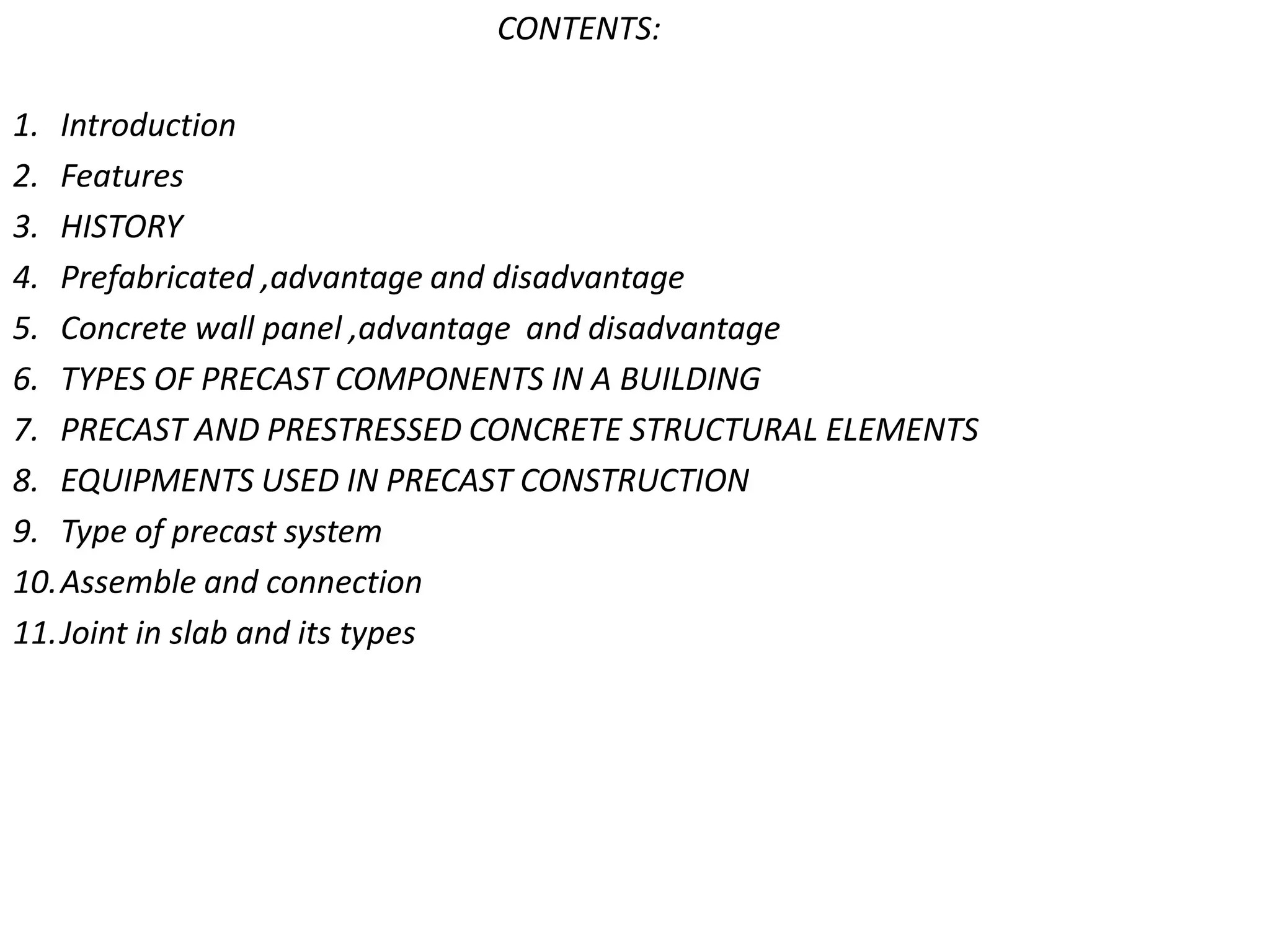 Prefabricated wall panel | PPTX