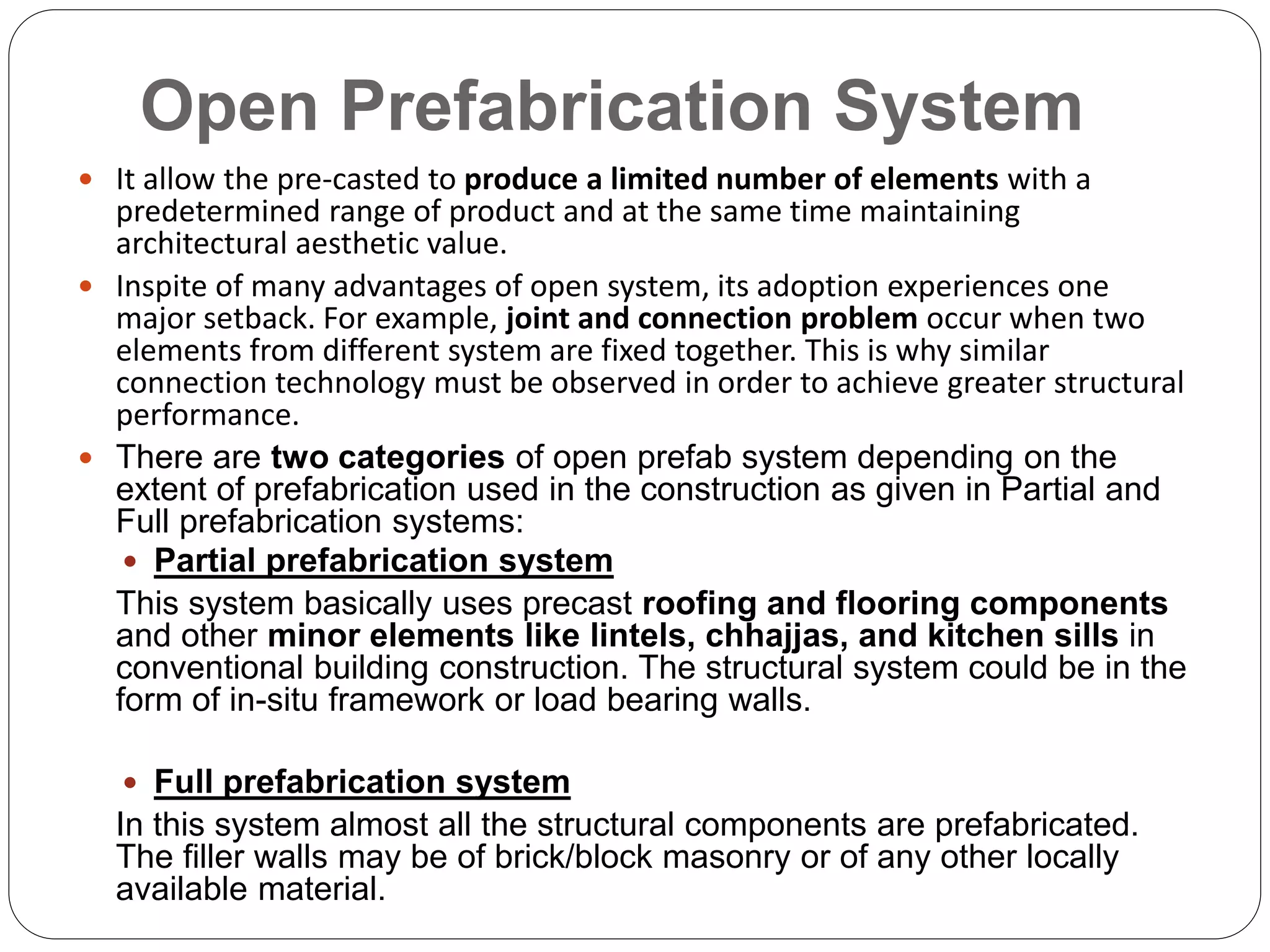 Prefabrication in construction | PPTX