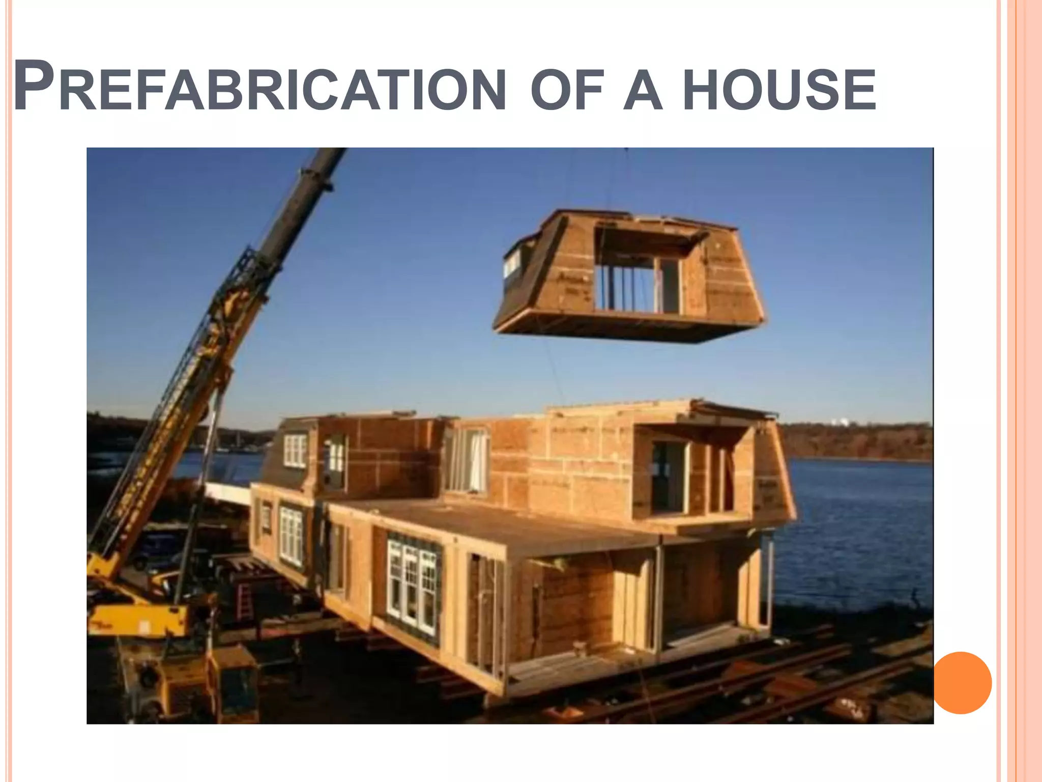 Prefabrication in a concrete building construction | PPTX