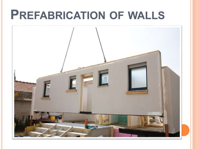 Prefabrication in a concrete building construction | PPT
