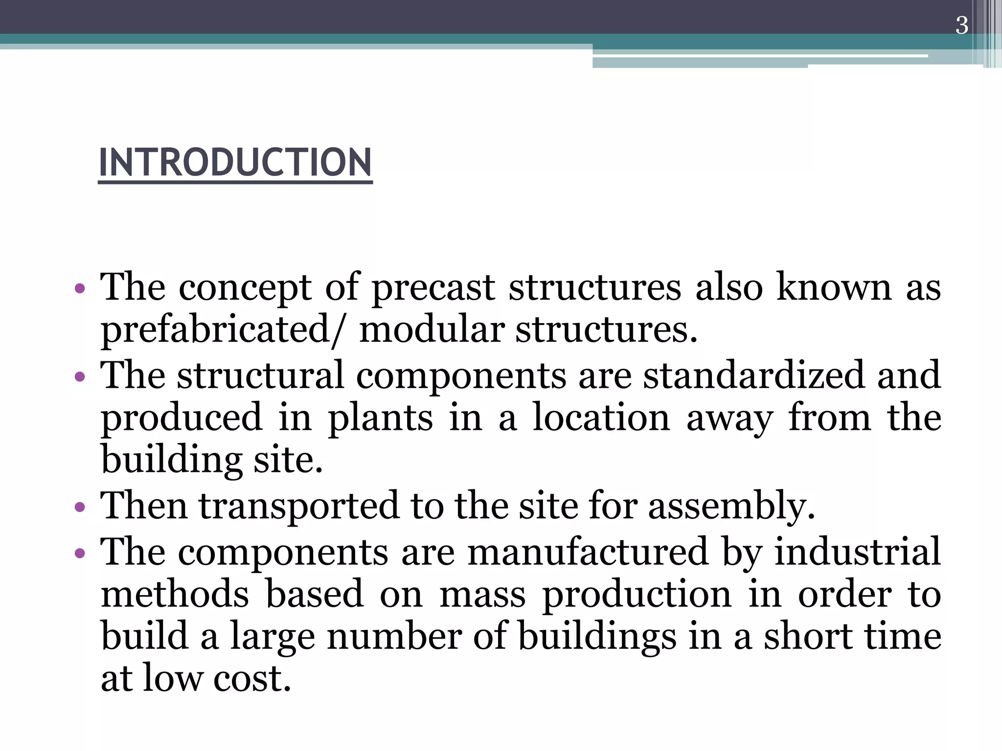 Prefabricated structures | PPTX