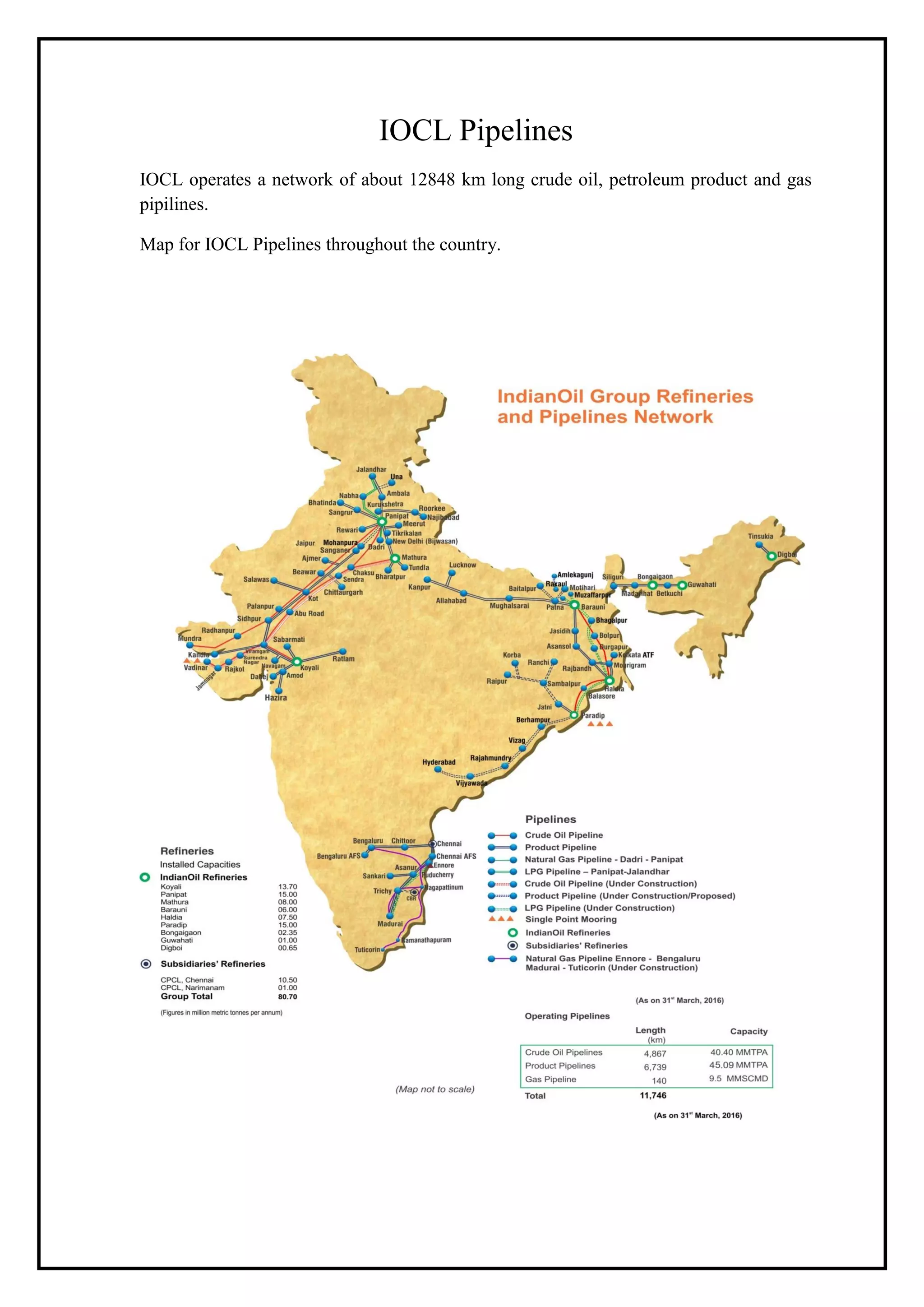 Summer Training Report at IOCL (chemical engineering) | PDF