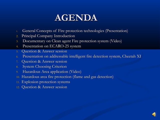 Basic of fire protection system, fire control types and types of agents ...