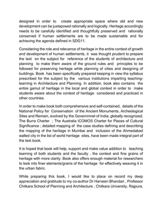 Preface - Book- Managing Heritage- Prservation, Conservation and ...