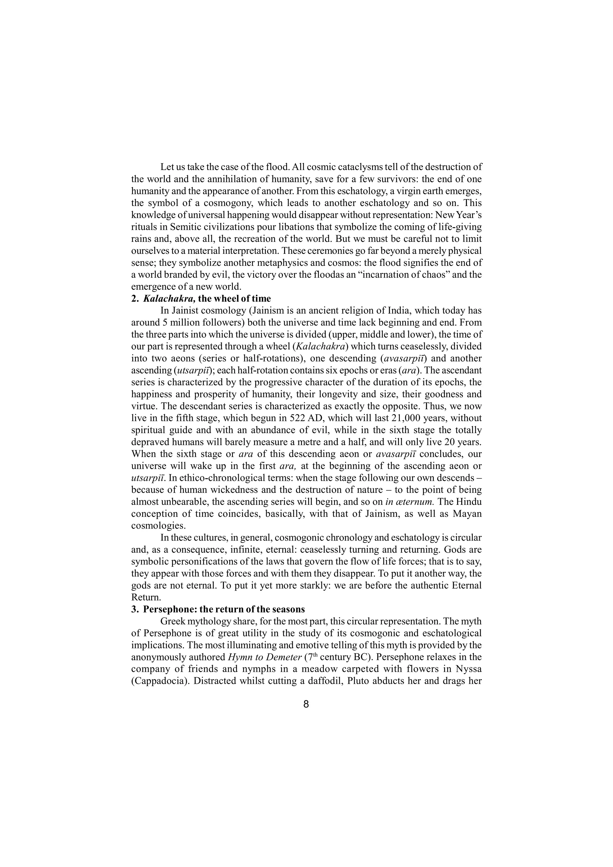 Preface : The Myth of the Eternal Return | PDF