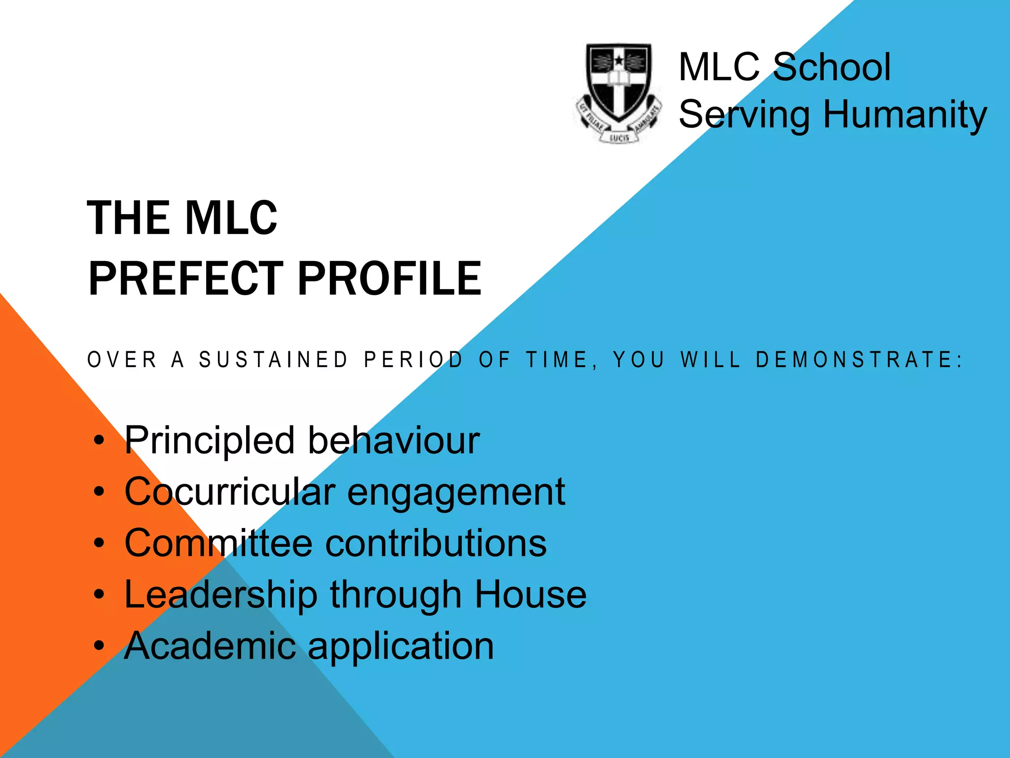 Prefectship presentation 2014 | PPTX