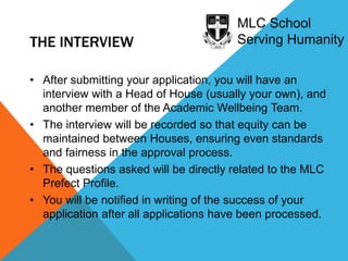 Prefectship presentation 2014 | PPT