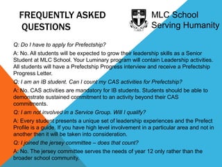 Prefectship presentation 2014 | PPT