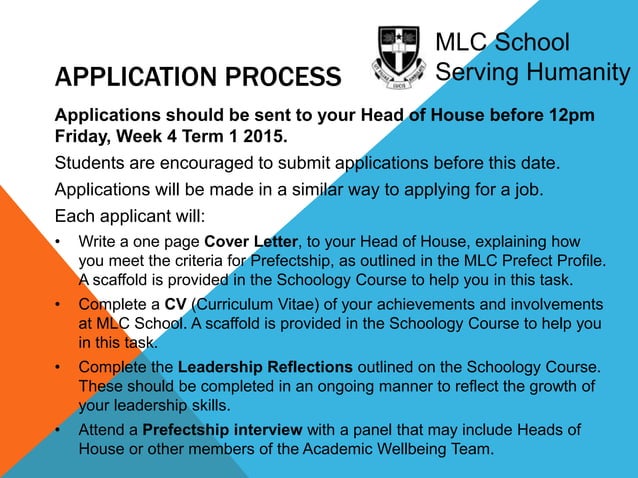 Prefectship presentation 2014 | PPT