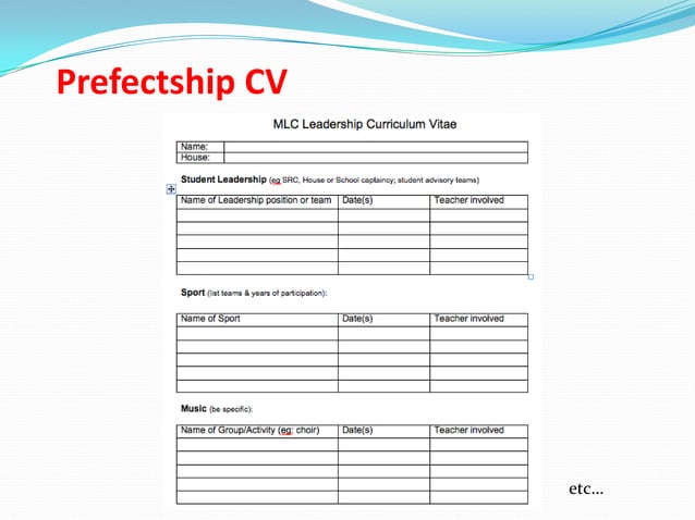 Prefectship presentation march 2013 | PPTX
