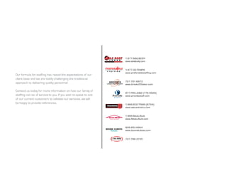 Prefer Able Staffing Overview2009 | PDF