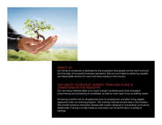 Prefer Able Staffing Overview2009 | PDF