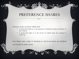 Preference shares | PPS