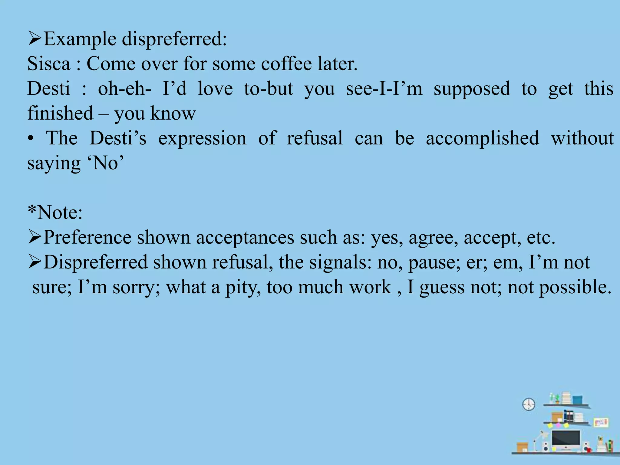 Conversation and Preference structure | PPTX